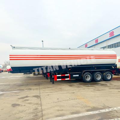 Κίνα TITAN 3 Axle 45000 Liters Diesel Fuel Trailer Oi Fuel Tanker Trailer for Sale in DRC προς πώληση