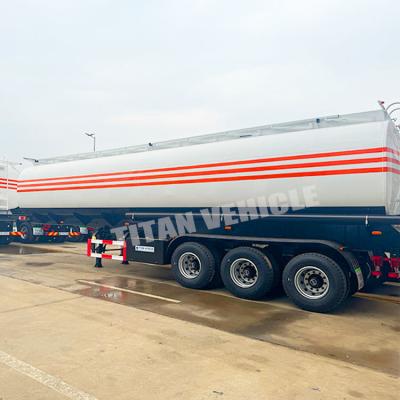 Κίνα TITAN 3 Axle 45000 Liters Diesel Fuel Trailer Oi Fuel Tanker Trailer for Sale in DRC προς πώληση