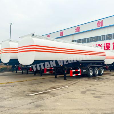 Κίνα TITAN 3 Axle 45000 Liters Diesel Fuel Trailer Oi Fuel Tanker Trailer for Sale in DRC προς πώληση