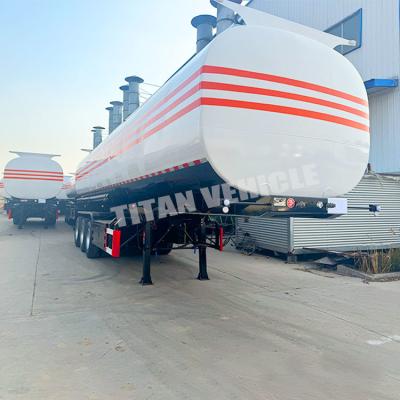 Κίνα TITAN 3 Axle 45000 Liters Diesel Fuel Trailer Oi Fuel Tanker Trailer for Sale in DRC προς πώληση