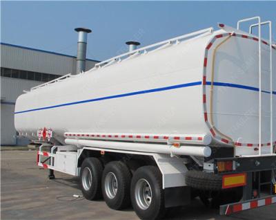 Κίνα TITAN best quality stainless steel 3 axle chemical transport tanker trailer for sale προς πώληση