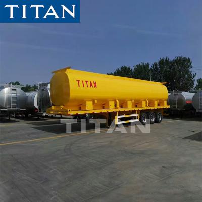 Κίνα TITAN 30-45cbm road fuel gasoline transport tanker trailers for sale προς πώληση