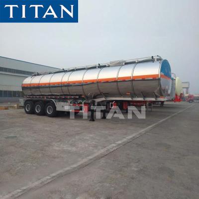Κίνα TITAN 35-40cbm stainless steel fuel tanks tanker trailer for sale προς πώληση