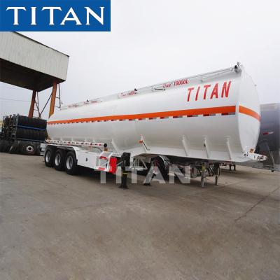Κίνα TITAN 3 axle 30-60cbm fuel gasoline palm oil tank trailer for sale προς πώληση