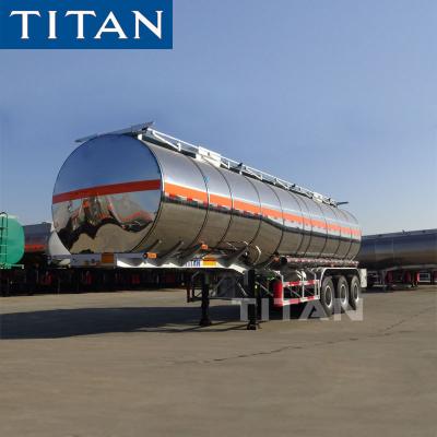 Κίνα TITAN 30/35cbm diesel fuel semi tanker truck trailer specifications προς πώληση