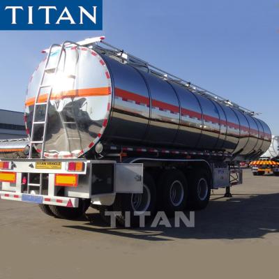 Κίνα TITAN 30/35cbm diesel fuel semi tanker truck trailer specifications προς πώληση