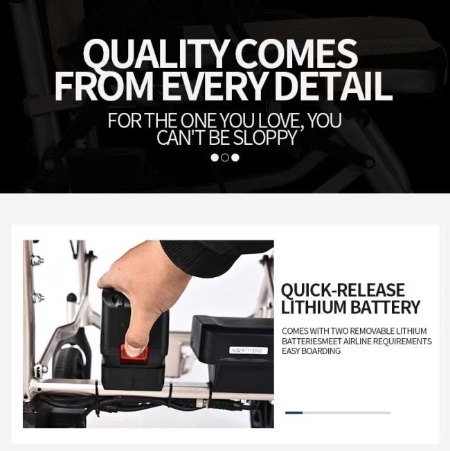New Design Electric for Disabled Factory Wheelchair Manufacturer Electronic Wheel Chair Medical Use