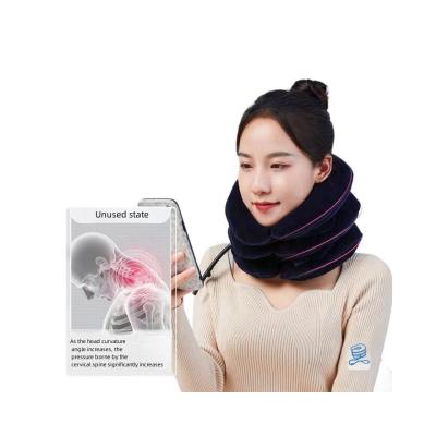 중국 전체 벨벳 조정 가능한 휴대용 자궁경부 목 견인 지원 목걸이 공기 목 구제 판매용