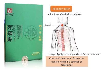 Chine 2PCS/Box Moxibustion à chaud Autocollant de bois de chauve-souris ISO13485 Certifié pour les douleurs au cou et aux épaules à vendre