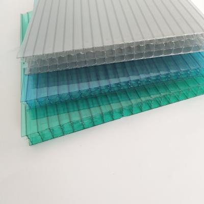 Chine La feuille creuse de polycarbonate lambrisse le panneau multi de PC de Sun de mur pour la bâche de toiture de serre chaude à vendre
