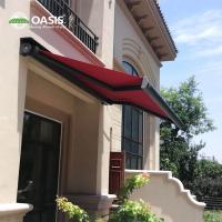 Quality 5x2m Full Cassette Box Retractable Shade Awning With Powder Coated Finishing for sale