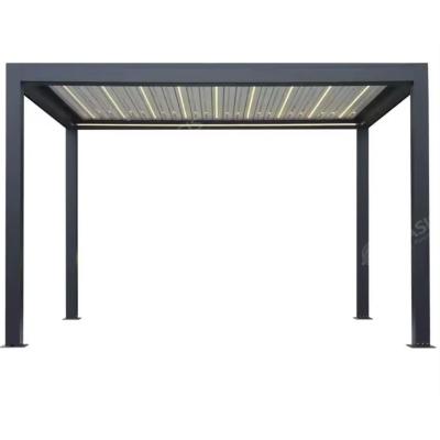 Chine Système extérieur jardin cour terrasse toit étanche en aluminium pergola à verrière pour manoir à vendre