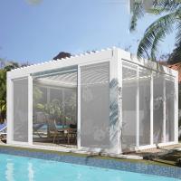Quality Aluminium Alloy 6063-T5 Light Duty Pergola 3x3m 4x4m For Mansions Houses Buildings for sale