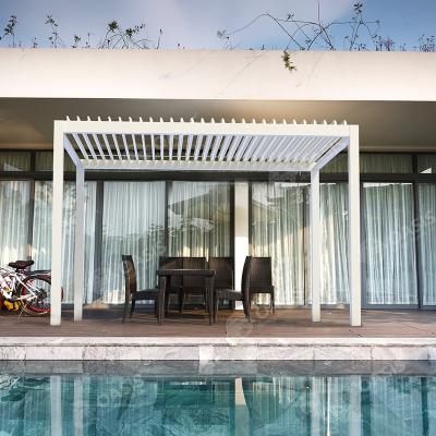 Light Duty Type Freestanding Aluminum Pergola Modern Designs Sun Protection