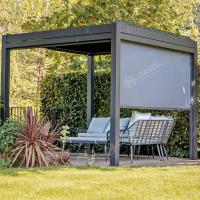 Quality Motorized Aluminum Pergola For Mansions , Adjustable Louvered Aluminum Pergola for sale