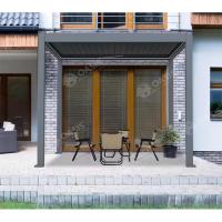 Quality Mansions 4x8 4x6m Motorized Aluminu Pergola With Automatic Shade Adjustable Angle for sale