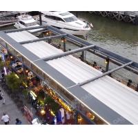 Quality Motorized Electric Aluminium Garden Pergola With Retractable Canopy Custom Size for sale