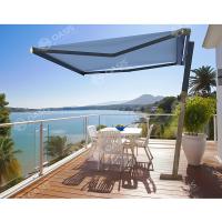 Quality Full Cassette Box Retractable Canopy For Patio , Retractable Roof Awning Adustable Angle for sale