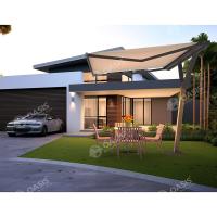 Quality 6063 Aluminum Frame Retractable Awning For House Remote Control Anti UV for sale
