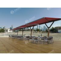 Quality 4mX3m 5mX3m Retractable Outdoor Awnings , Powder Coated Retractable Shade For Patio for sale