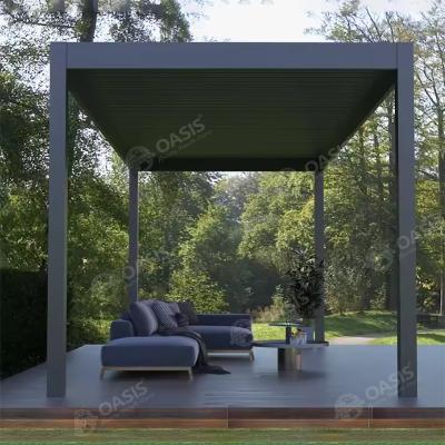 Chine Vente à chaud 3x3M Gazebo extérieur jardin Pergola en aluminium pour les manoirs à vendre