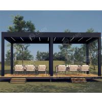 OEM Aluminum Louvered Pergola 3x5m 5x10m 10x15m Remote Controlled Easily china OEM Aluminum Louvered Pergola 3x5m 5x10m 10x15m Remote Controlled Easily