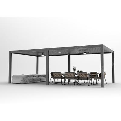 Professional Manufacturer Louvered Pergola Garden Outdoor Aluminum Louvered