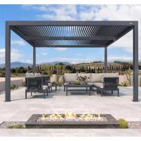 Manual/Motorized Louvered Garden Gazebo Easy Assembled Aluminum Louvered Pergola china Manual/Motorized Louvered Garden Gazebo Easy Assembled Aluminum Louvered Pergola