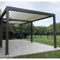 Customized Movable Louvers Roof Aluminum Louvered Pergola For Mansions china Customized Movable Louvers Roof Aluminum Louvered Pergola For Mansions