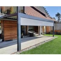 Quality Luxury 3X4m Aluminum Louvered Pergola , Aluminum Patio Gazebo 10 Years Warranty for sale