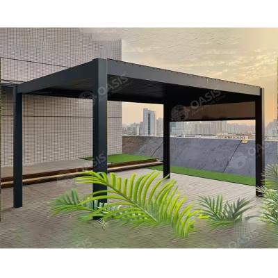 Κίνα 3X4M Louver Αλουμινίου Gazebo Luxury Mordern Αλουμινίου Louvered Pergola Για Mansions προς πώληση