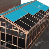 Quality Aluminium Frame Motorized Sun Shade Awning , 2x2.5m Electric Sun Shades For Patios for sale