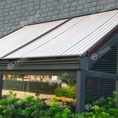 OEM ODM Spanish Fabric Electric Sunshade Awning For Hotels And Mansions