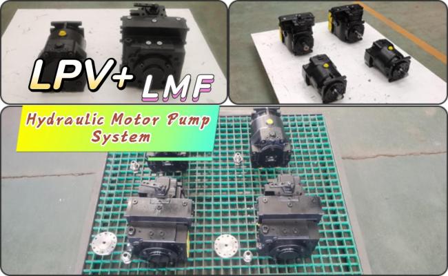 Cement truck hydraulic pumps
