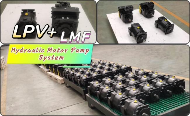 forage harvester hydraulic motor pump system