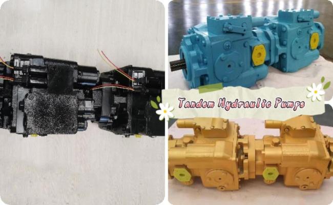 agricultural machinery tandem hydraulic pumps