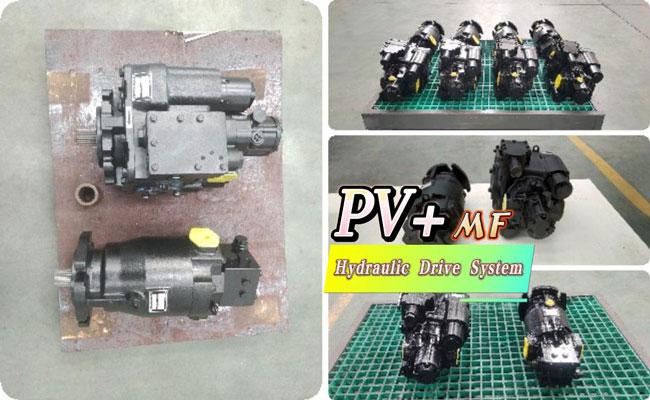 forage harvester hydraulic motor pump system