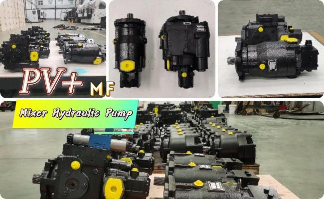 Concrete mixer hydraulic pump