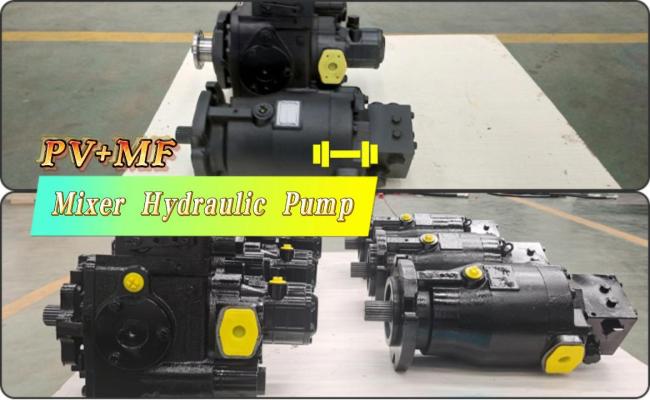 Mixer truck hydraulic pump