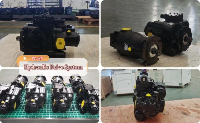 forage harvester hydraulic motor pump system