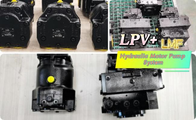 harvester hydraulic motor pump system