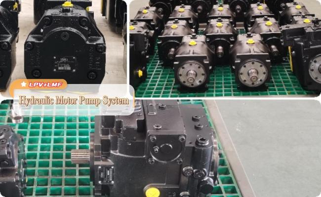 forage harvester hydraulic motor pump system