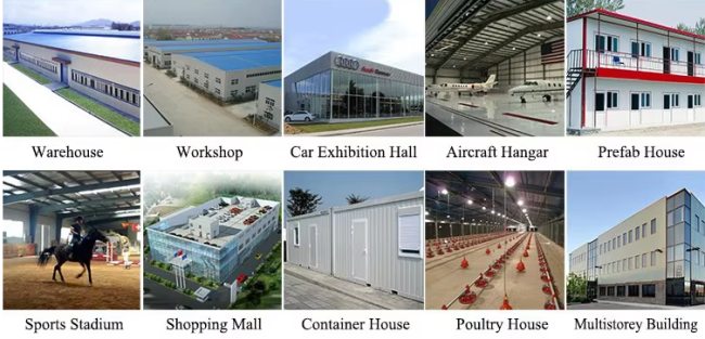 Prefabricated steel structure warehouse
