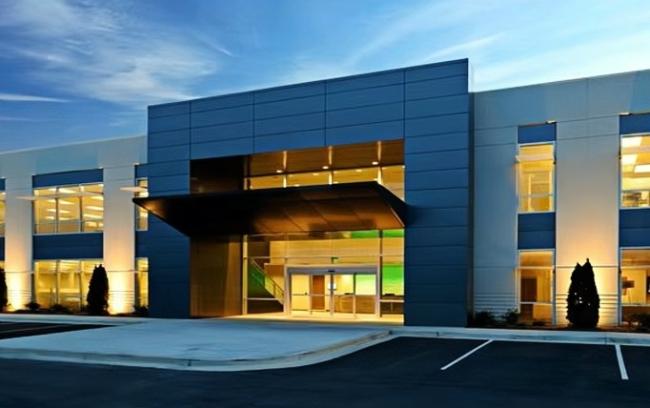 Tisin steel frame building exterior view