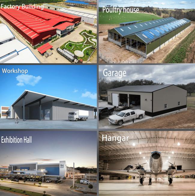 Steel structure application in commercial building