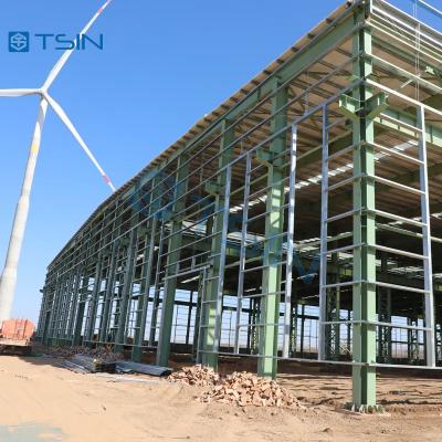 China Custom Prefabricated Steel Structure Portal Frame For Warehouses Workshops for sale