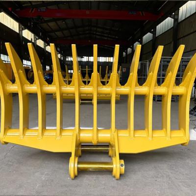 China Gestão florestal simplificada com uma raquete de raízes de escavadeira de alta durabilidade à venda