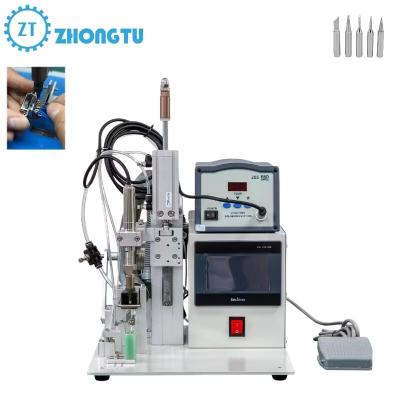 China Semi Automatic Soldering Machine SA-100 with Detachable Iron 200-450℃ for sale