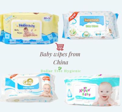 Cina Fresh Clean Baby Wipes Newborn Wet Wipes Aloe Vera Ingredient PH 5.5 in vendita