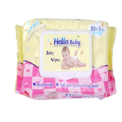 Cina OEM Baby Wet Wipes Good Smell Newborn Wet Wipes Non-Woven Material in vendita